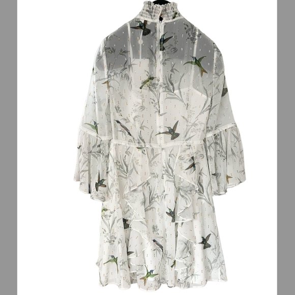 Ted Baker | Dresses | Nwt Ted Baker Andray Fortune Layered Ruffle Mint ...